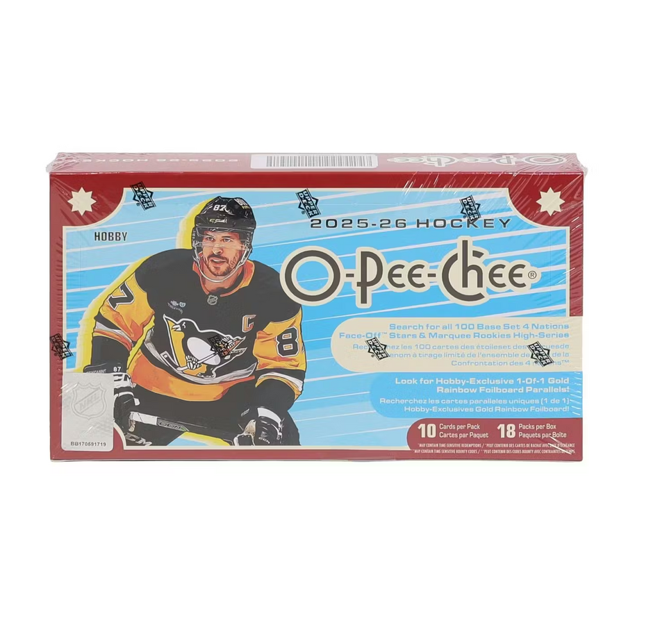 2025-26 Upper Deck O-Pee-Chee Hockey Hobby Box – The Awesome Card Shop