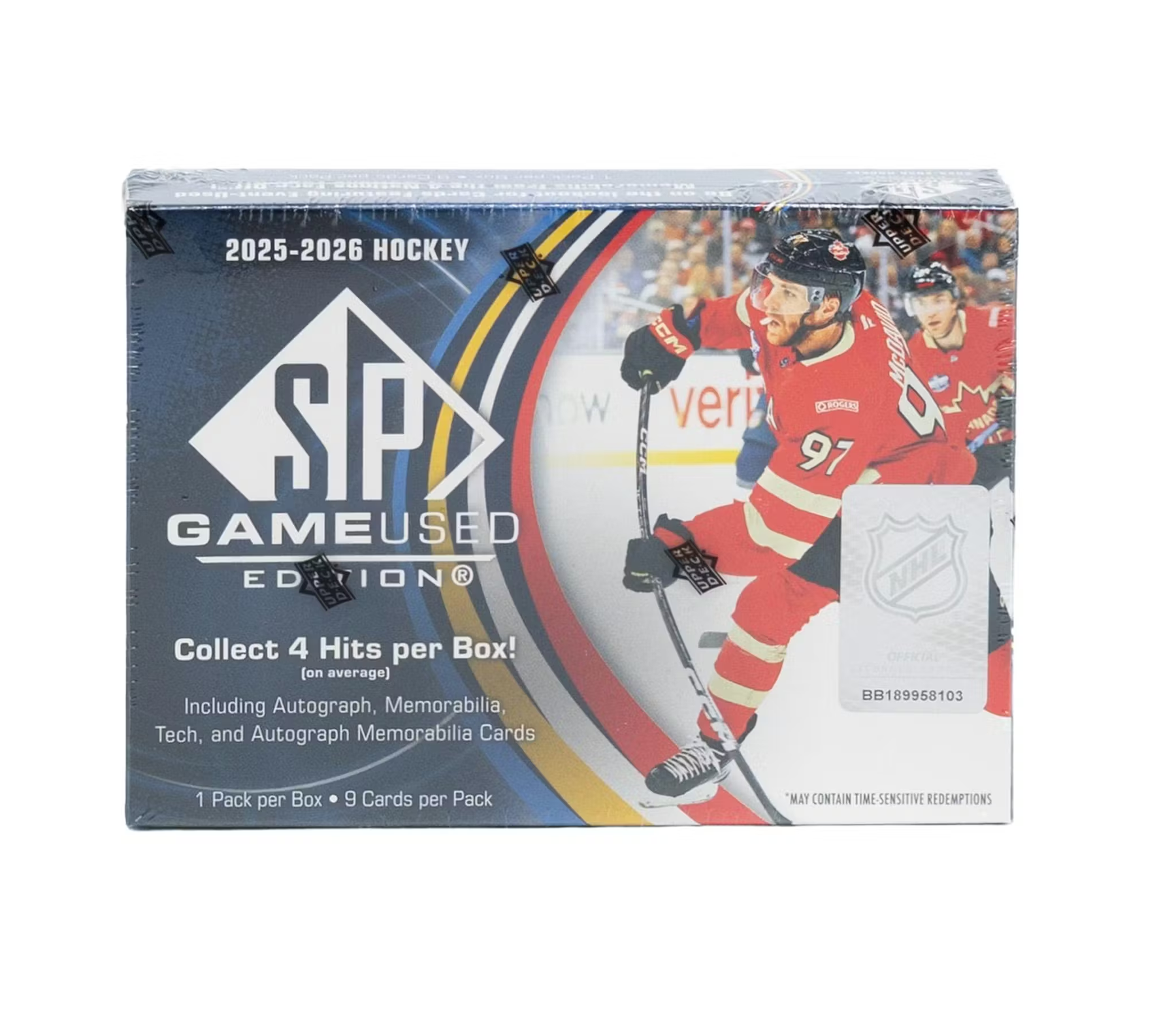 2025-26 Upper Deck SP Game Used Hockey Hobby Box – The Awesome Card Shop